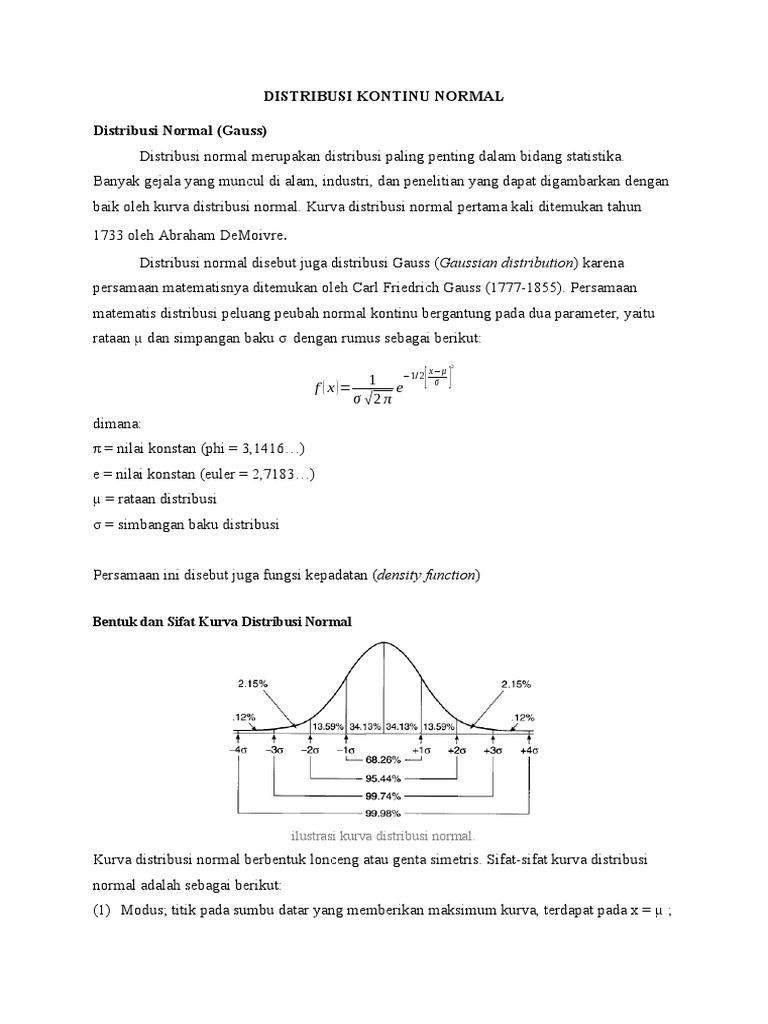 Distribusi Normal | PDF