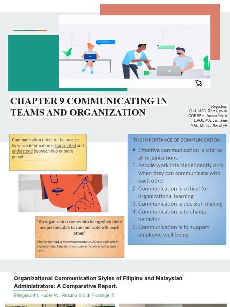 Chapter 9 Communicating in Teams and Organization | PDF | Communication ...