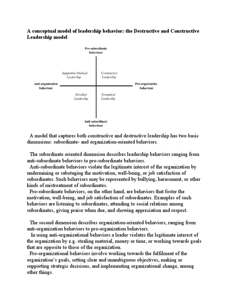 How Bad Are The Effects of Bad Leaders | PDF | Leadership | Leadership