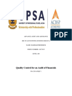 ISA 220 (Revised) : Quality Management For An Audit of Financial ...