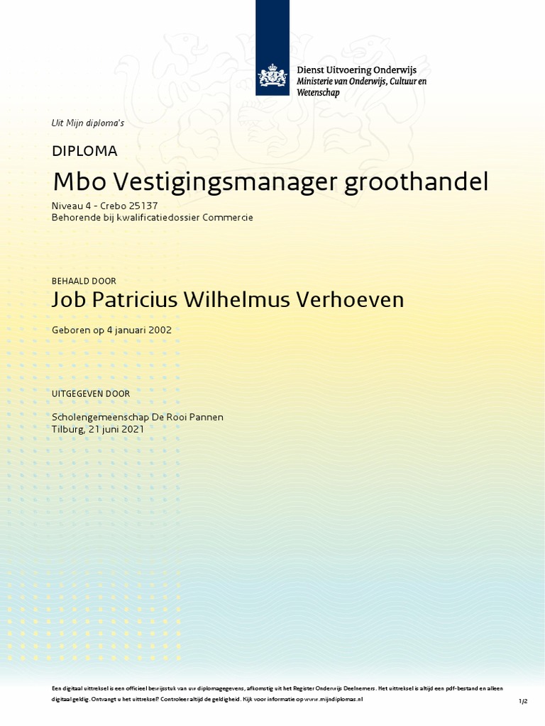 Diploma DRP Duo | PDF