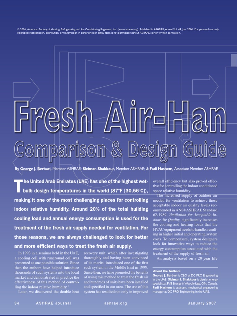 Fresh AHU Comparison | PDF | Air Conditioning | Hvac