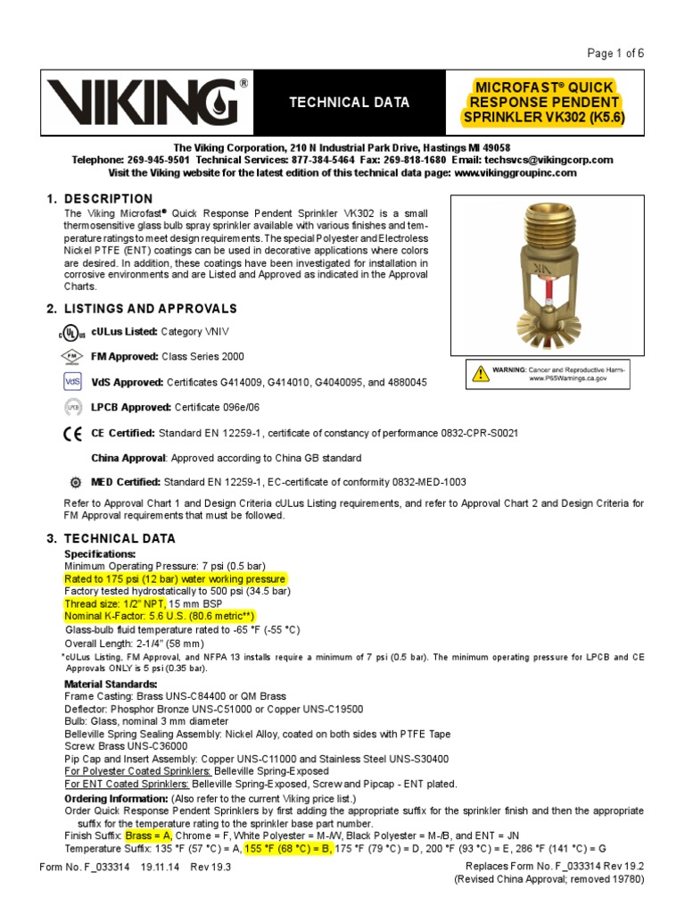 VK 302 Data Sheet | PDF | Building Engineering | Materials