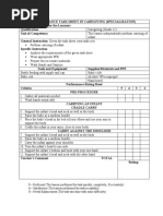 Performance Task On Taking Reservation Rubric FBS | PDF | Cognition ...
