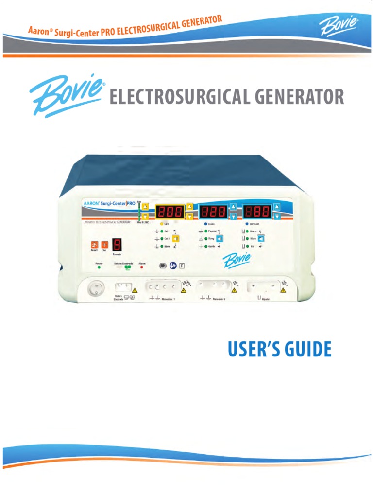 BOVIE Electrosurgical Gen | PDF