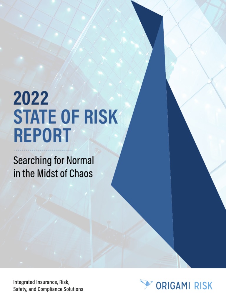 2022 State of Risk Report | PDF | Risk | Risk Management