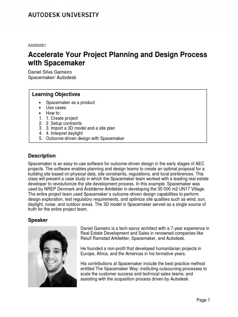 Accelerate Your Project Planning and Design Process With Spacemaker ...