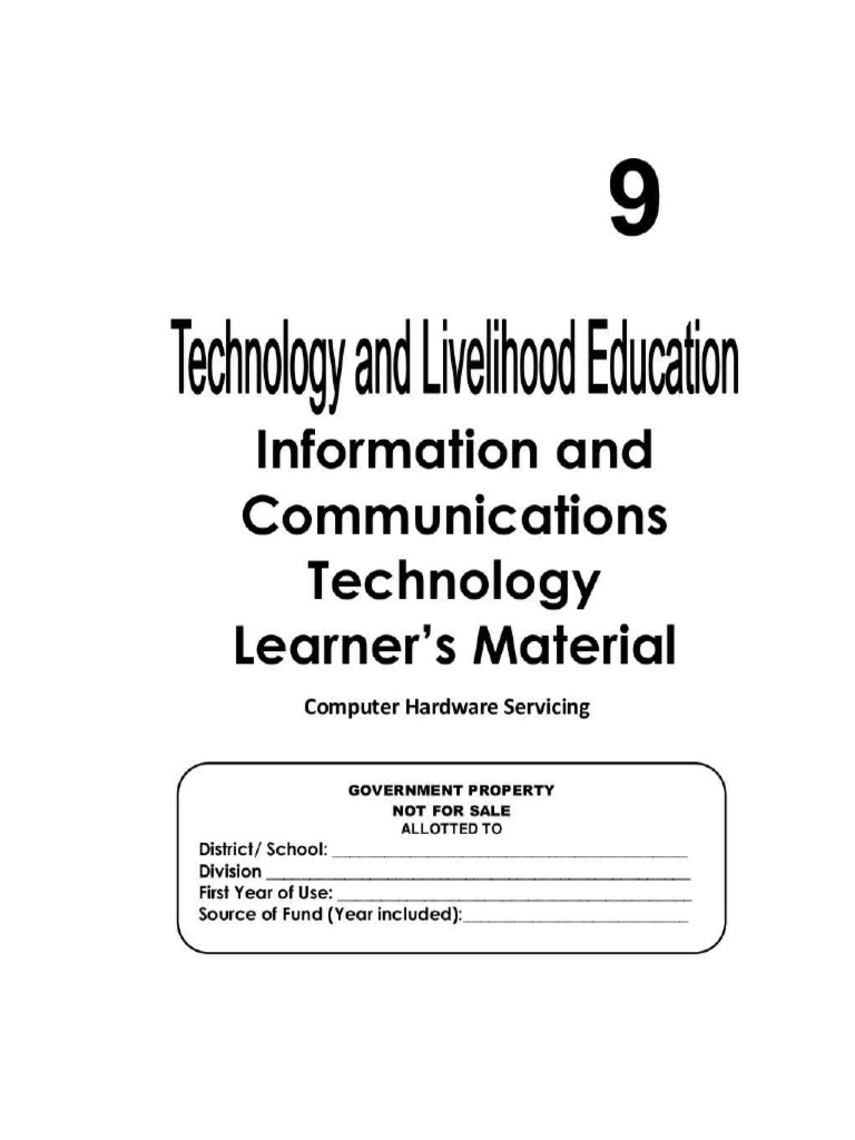 k12 Module in Tle Ict Grade 9 All Gradings | PDF