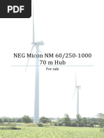 Gamesa G58 850kw | PDF | Wind Turbine | Electric Generator