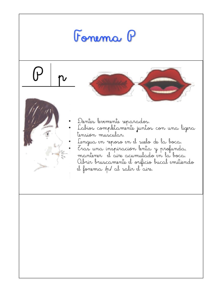 Fonema P | PDF