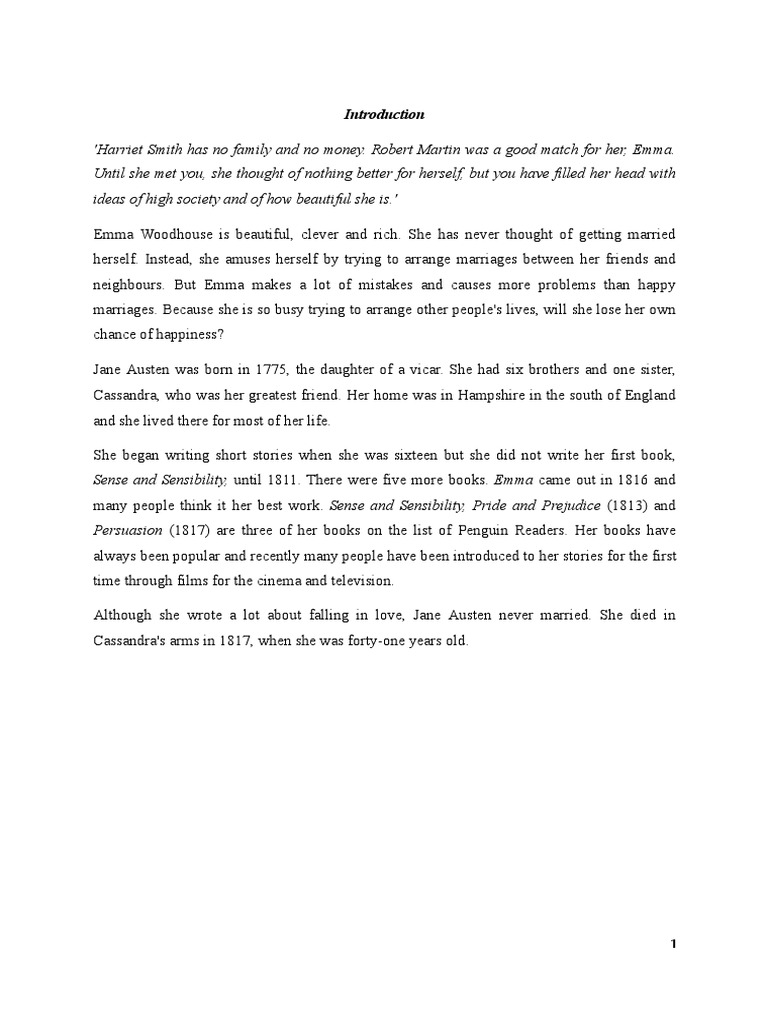 Jane Austen Emma. | PDF | Emma (Novel)