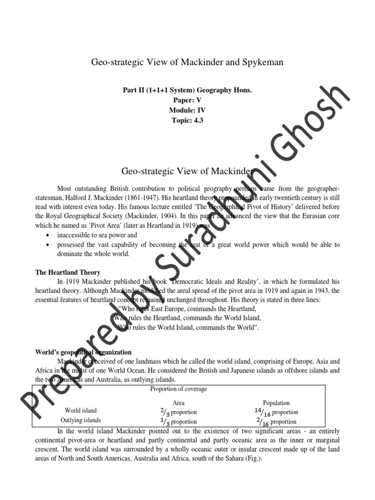 Geo Strategic Views | PDF | Geopolitics | Eurasia