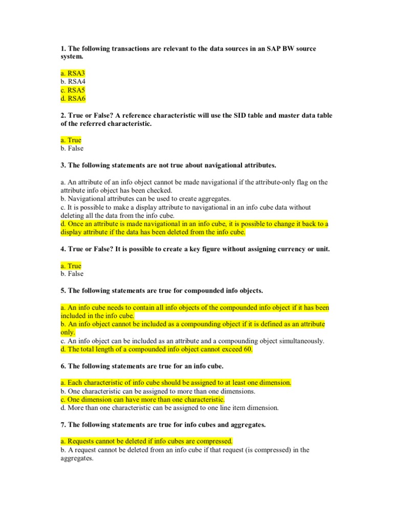 SAP BI Dump | PDF | Databases | Software