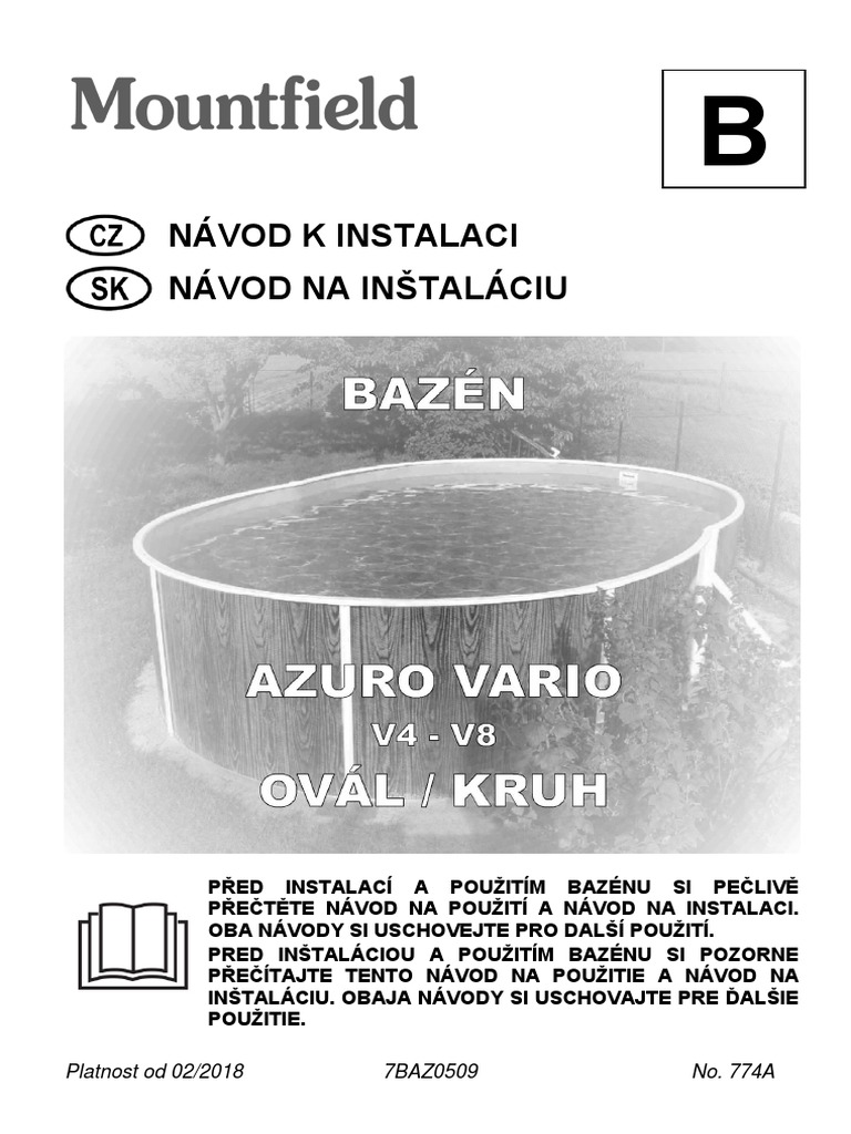 Navod - Azuro Vario V4-V8 - Montaz | PDF