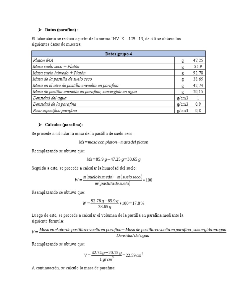 Parte Parafina | PDF | Ciencias fisicas | Materia suave