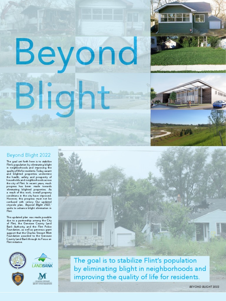 Beyond Blight 2022 | PDF | Flint, Michigan | Regression Analysis