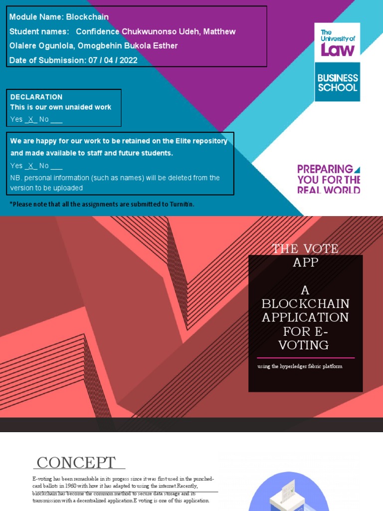 E Voting Blockchain App | PDF | Mobile App | Electronic Voting
