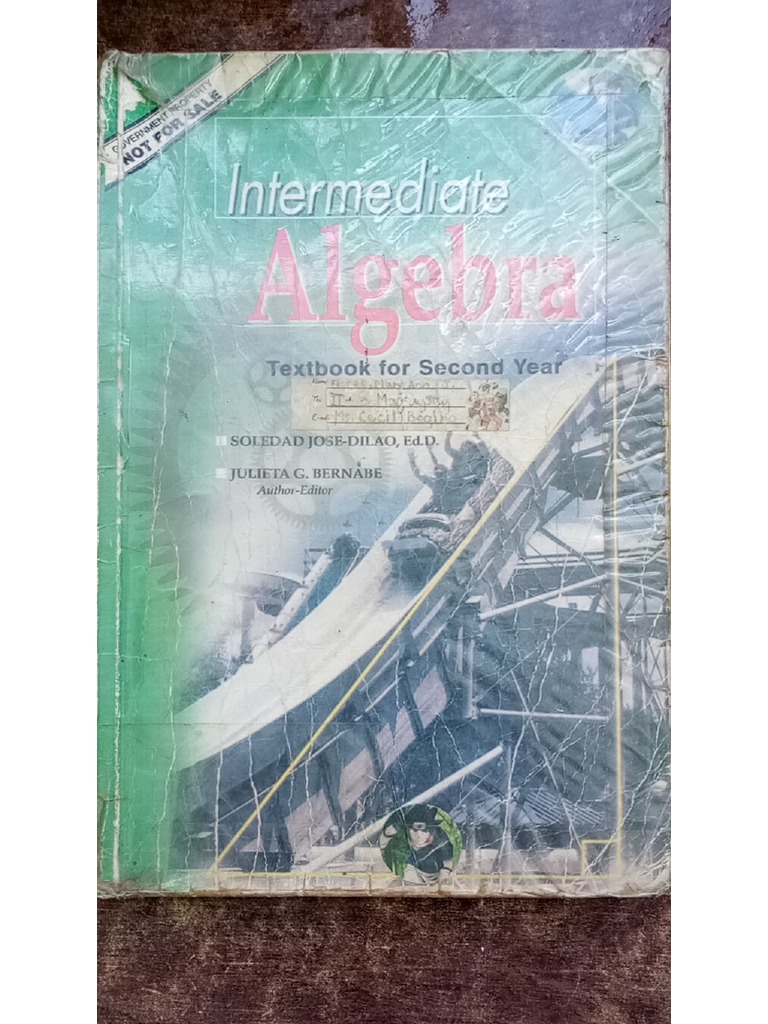 Intermediate Algebra by Dilao and Bernabe | PDF