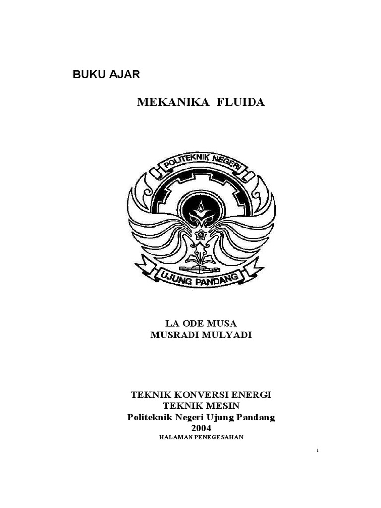 Buku Ajar Mekanika Fluida | PDF
