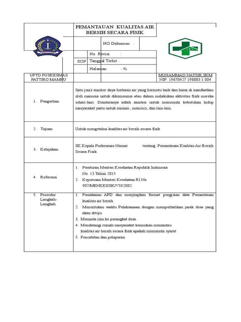 Sop Kesling (Acc) | PDF
