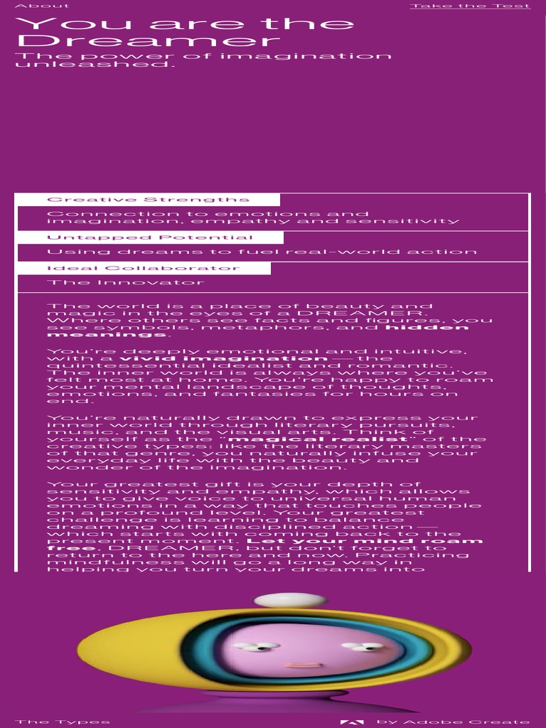 The Dreamer Creative Types | PDF