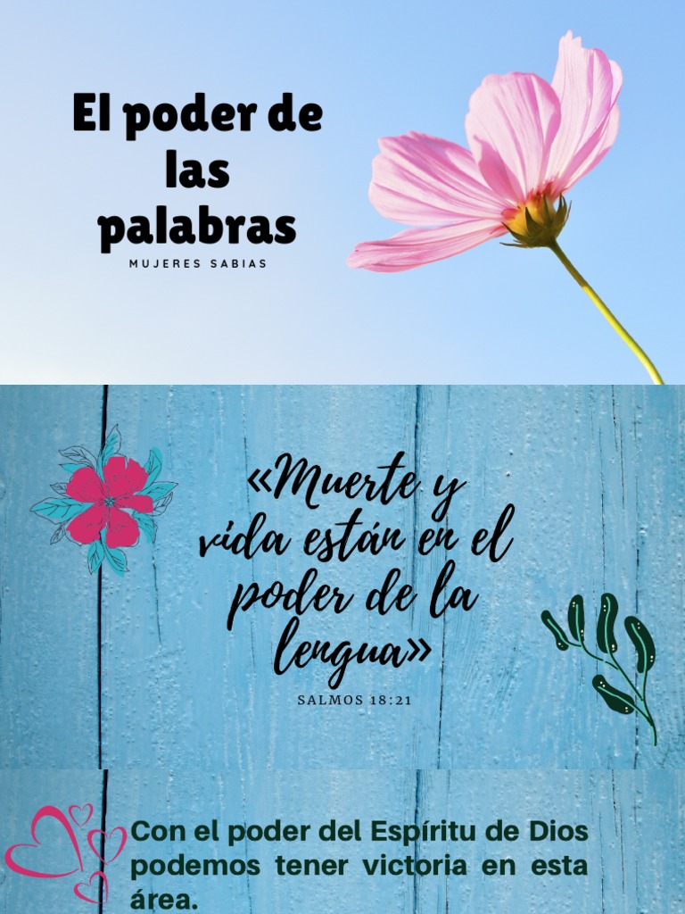 El Poder De Las Palabras Pdf