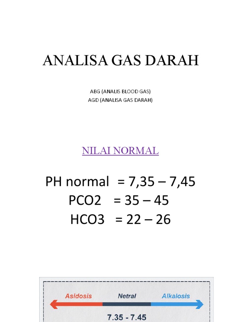 Analisa Gas Darah & Soal | PDF | Sains & Matematika