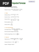 Maths Formula Book | PDF | Triangle | Circle