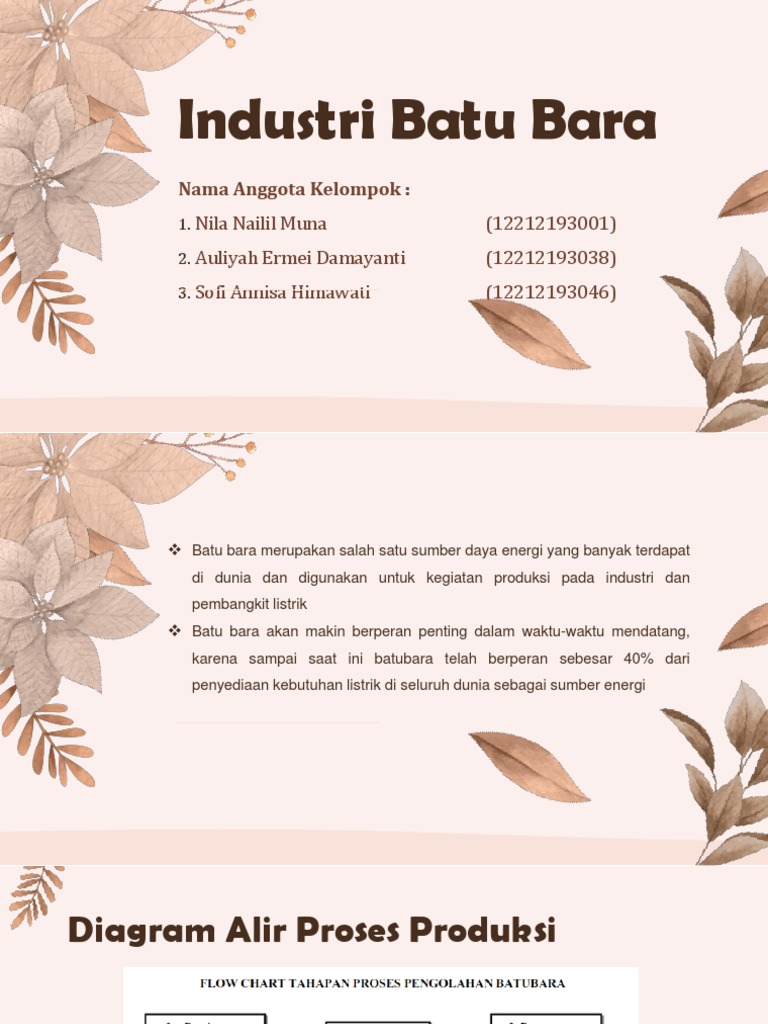 Industri Batu Bara | PDF
