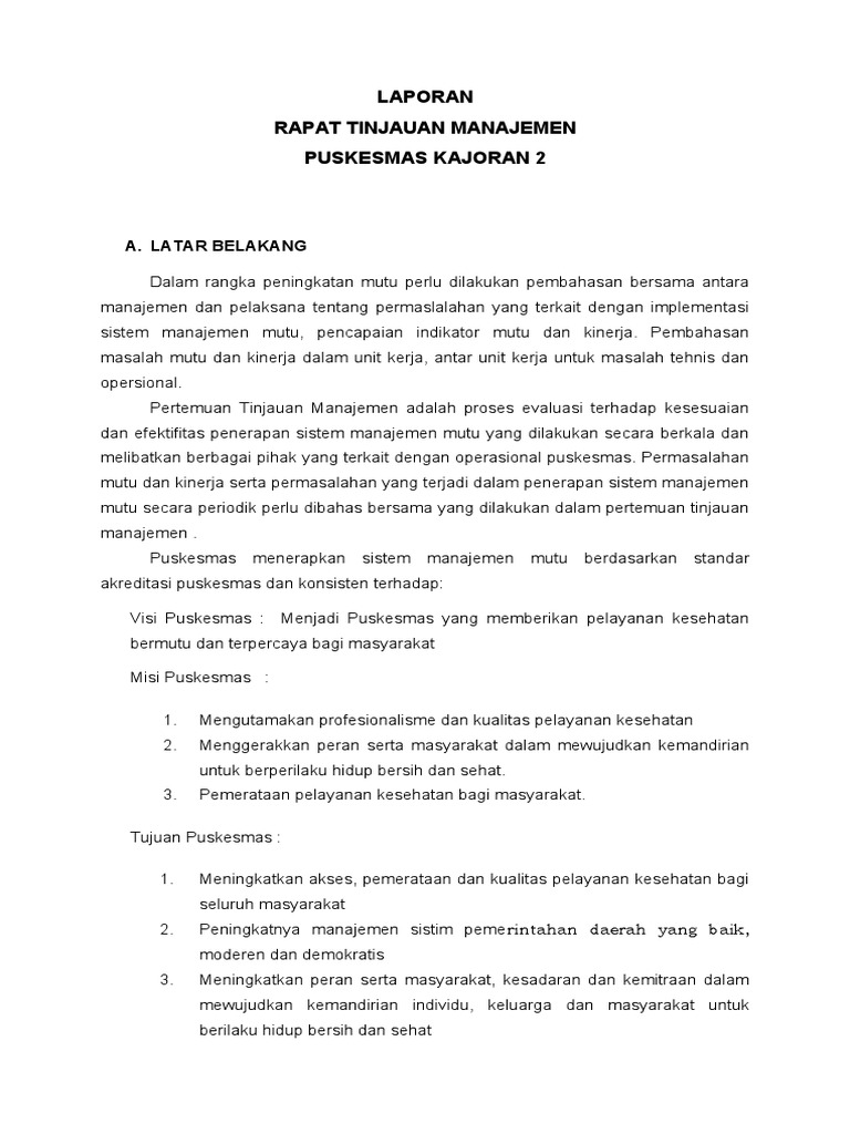 Laporan RTM Juli '19 | PDF