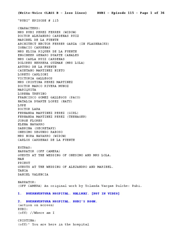 WRITE-VOICE Dubbing Script