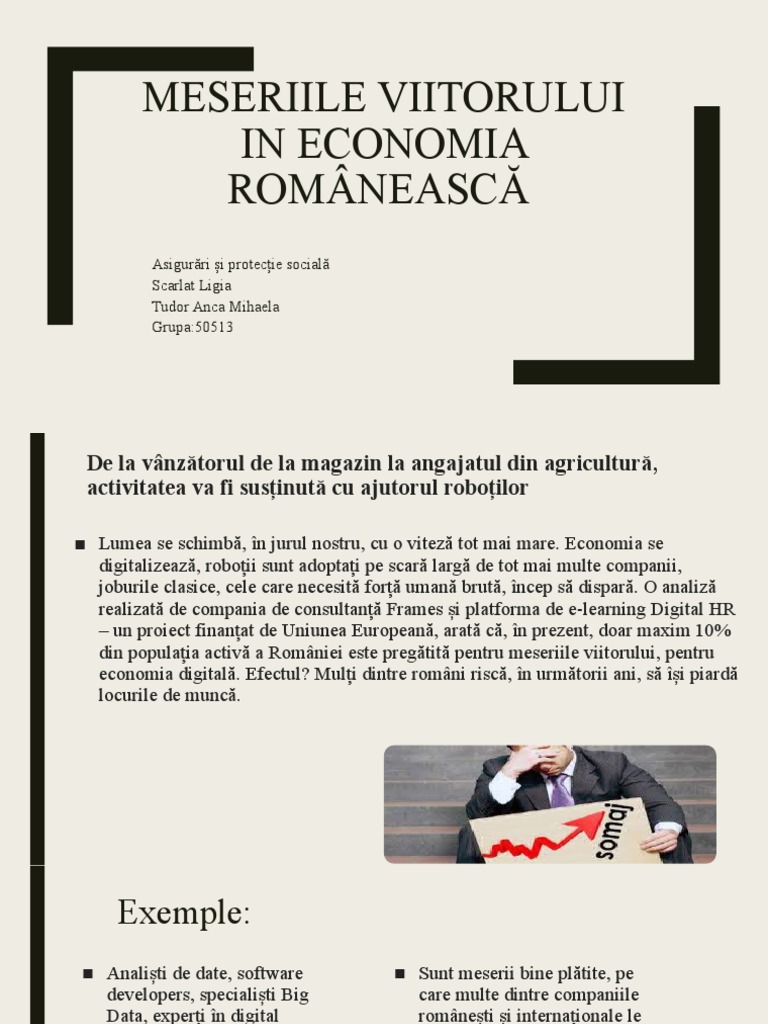 Meseriile Viitorului | PDF