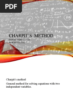 Charpits Method PDF | PDF | Equations | Ordinary Differential Equation