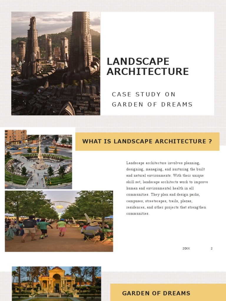Landscape Architecture: Case Study On Garden of Dreams | PDF ...