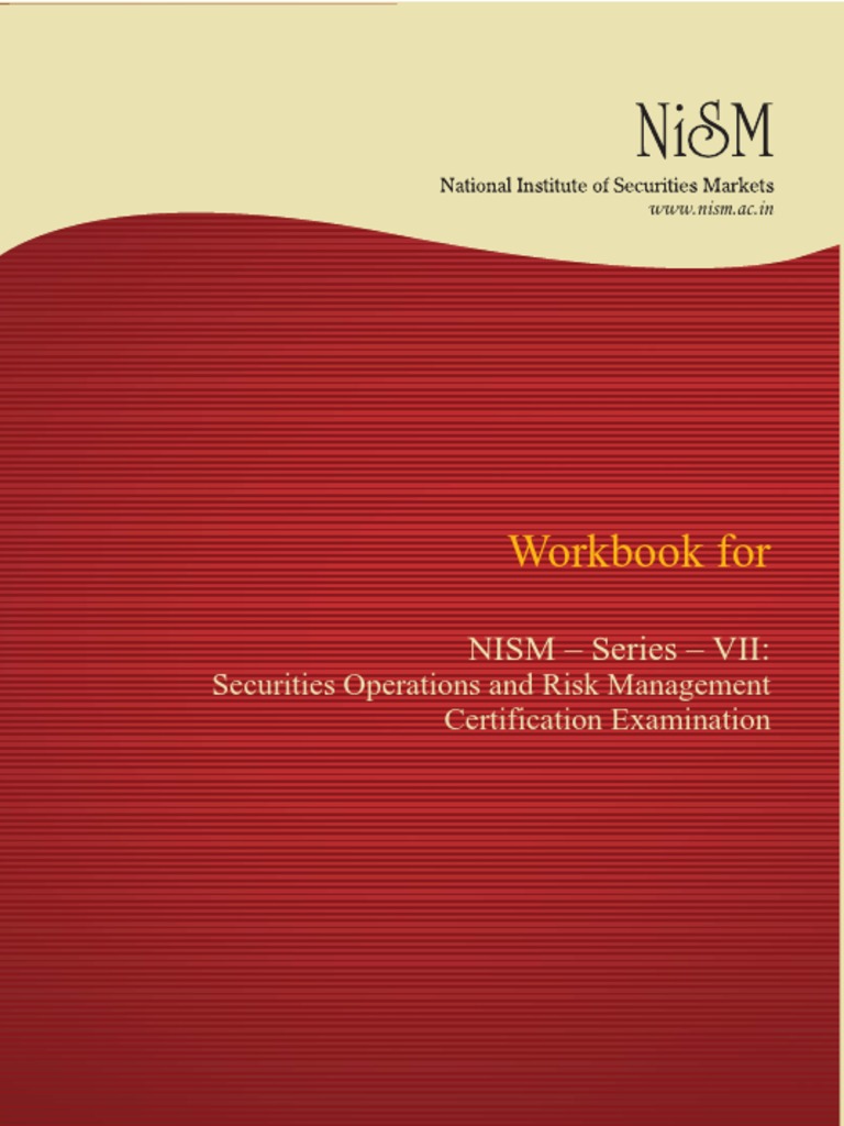 Nism Securities Operations and Risk Management | PDF | Securities ...