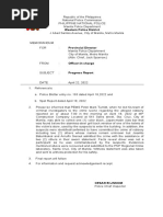 Sample PNP Spot Report | PDF | Manila | Crime & Violence