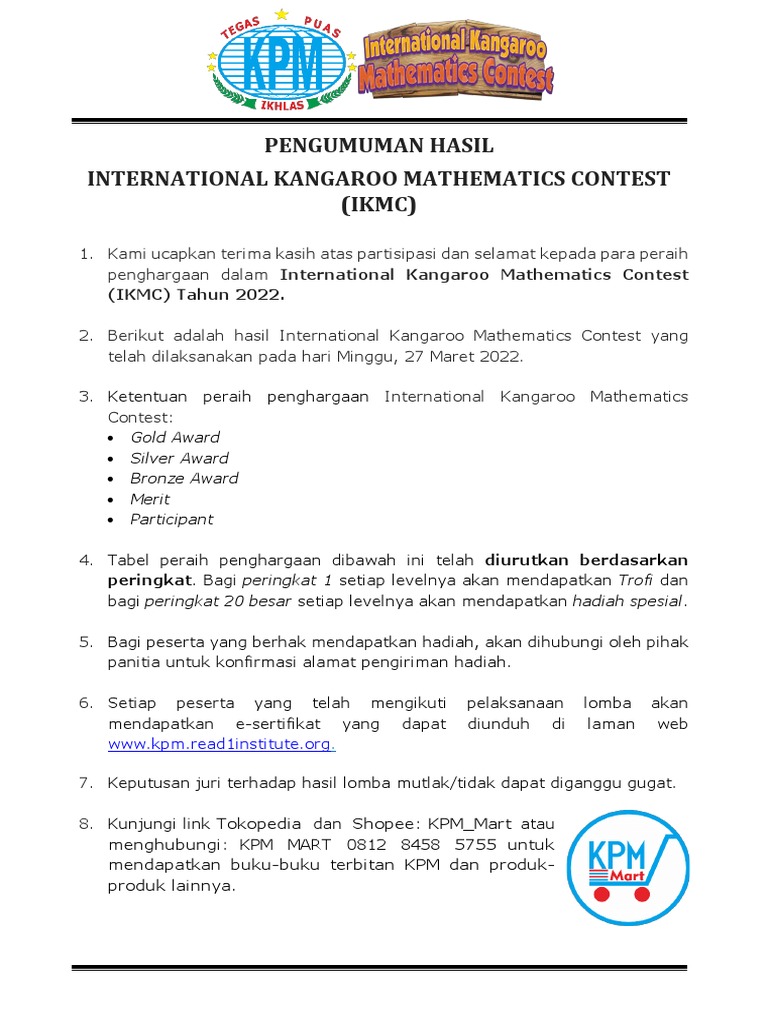 Hasil IKMC 3-4 | PDF