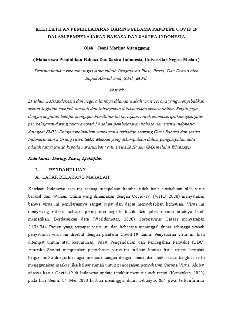 Artikel Jenni Wawancara | PDF