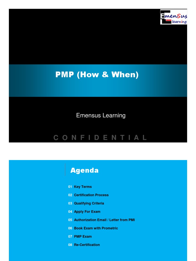 PMP How To Apply | PDF