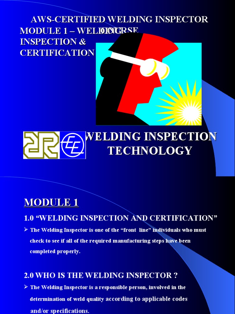 Welding Inspection Technology | PDF