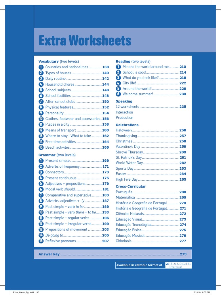 Extra Worksheets | PDF | Semantic Units | Cognitive Science