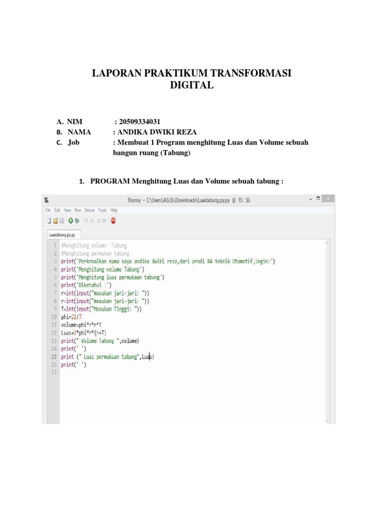 Phyton | PDF | Metode & Bahan Ajar