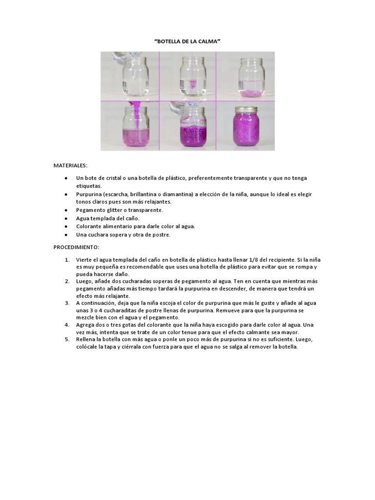 Botella de La Calma | PDF