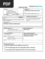 Lesson Plan Guide Teachworthy | PDF | Lesson Plan | Teaching
