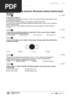 Sprawdzian 1 Budowa Atomu Uklad Okresowy Pierwiastkow Chemicznych Grupa ...