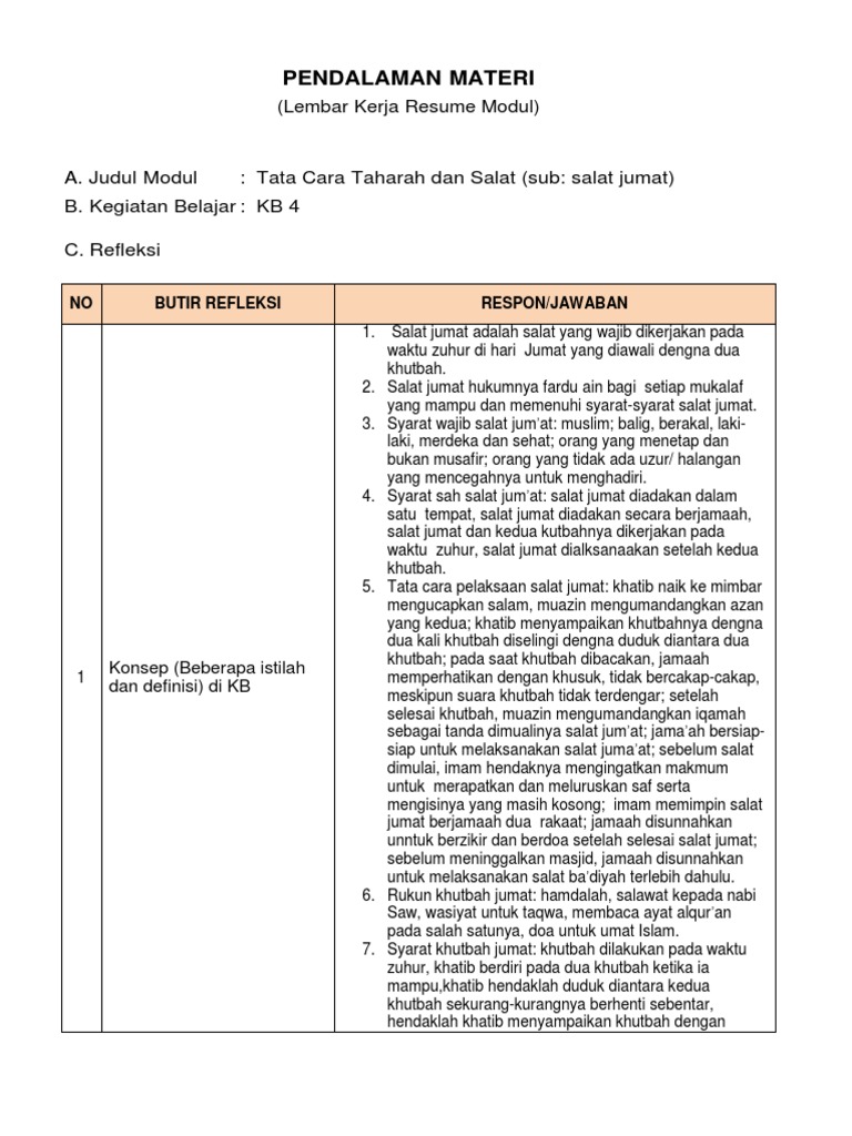 Resume KB 4 Modul 1 | PDF