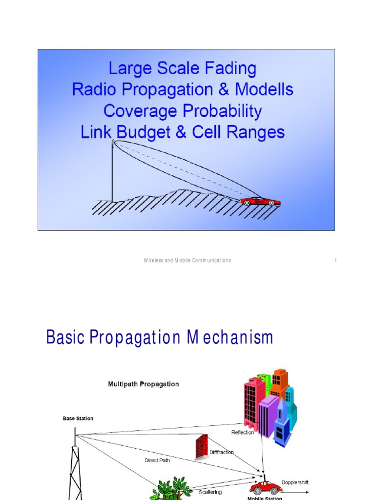 Understanding Wireless and Mobile Communication Propagation Mechanisms ...