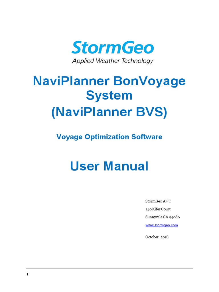 NaviPlanner BVS Users Manual 8.3 | PDF | Internet Access | Menu (Computing)