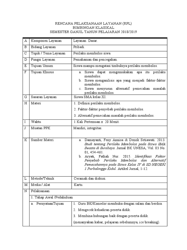 RPL Micro Teaching | PDF | Karier & Perkembangan