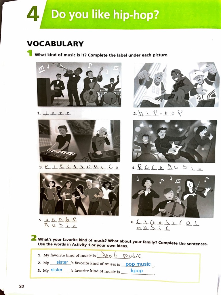 Workbook Smart Choice Unit 4. | PDF | Popular Music | Performing Arts